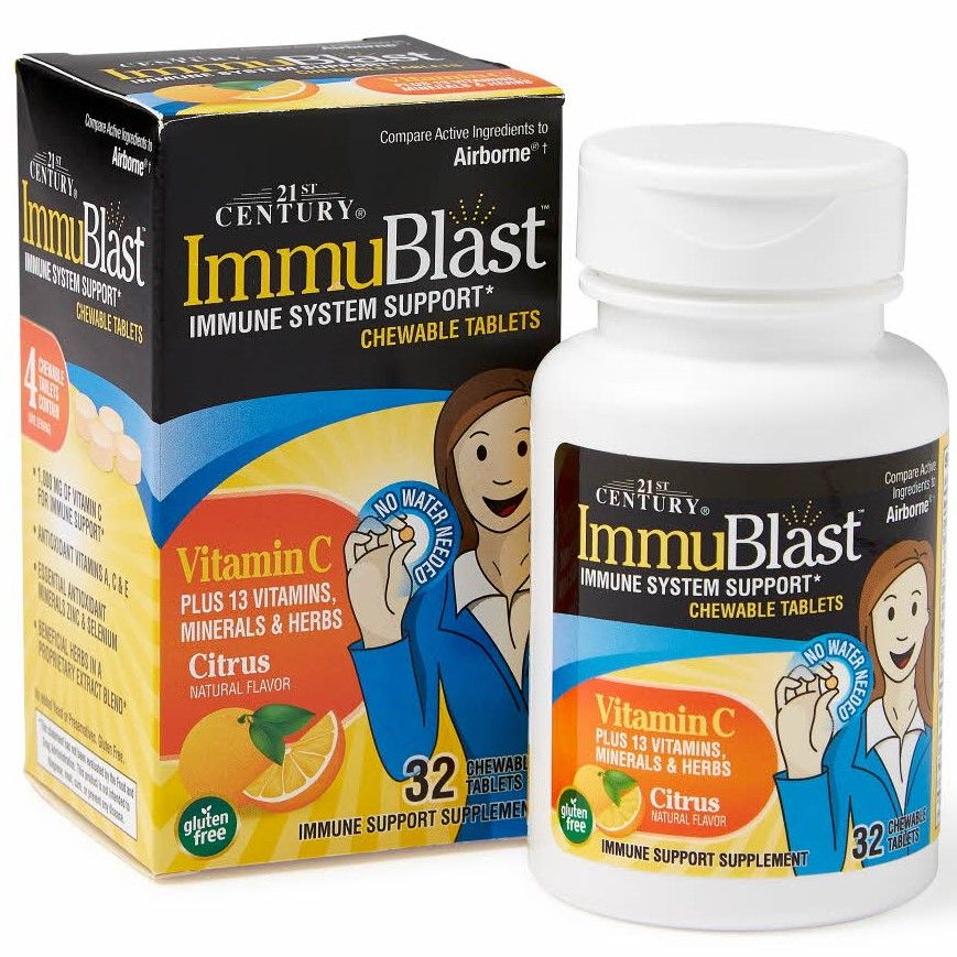 ImmuBlast Immune System Chewable Tablet 32Ct — AliviOTC