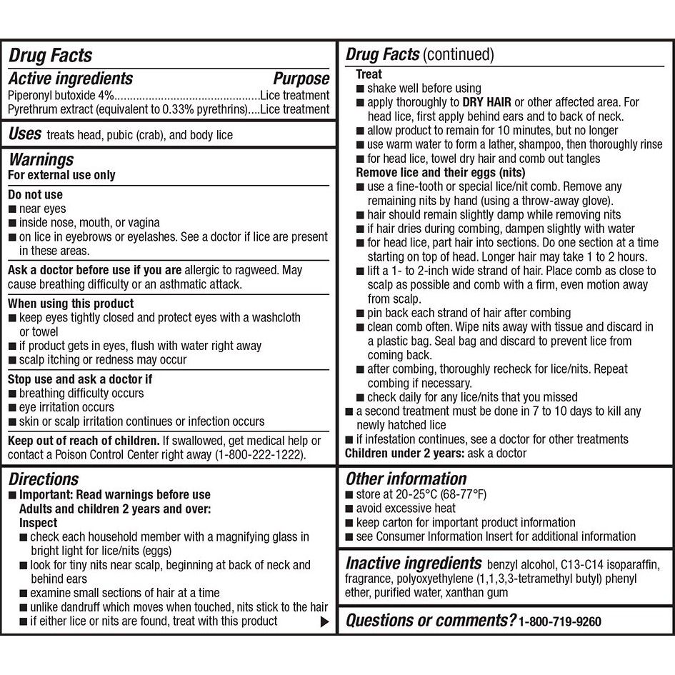 GoodSense Max Strength Lice Killing Shampoo 4oz 1Ct — AliviOTC